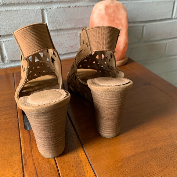 Restricted | Shoes | Brown Suede Wedge Heels Size 9 Brand Restricted ...